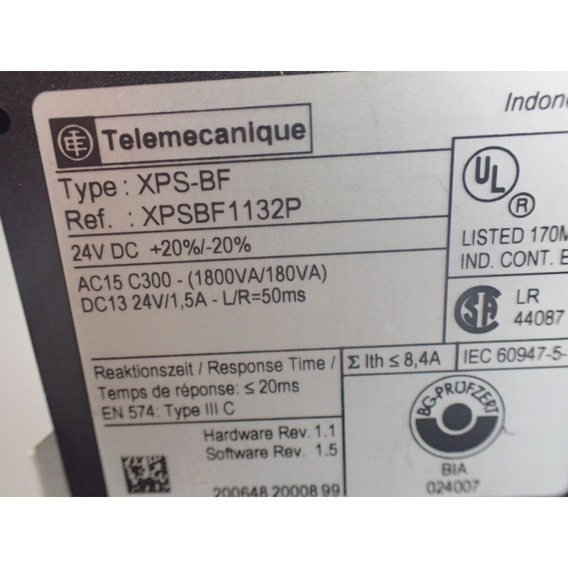 TÉLÉMÉCANIQUE XPS-BF1132P - REI Industry