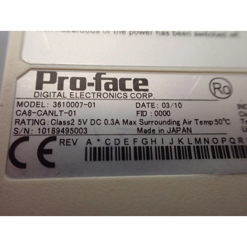 PROFACE CA8-CANLT-01 - REI Industry