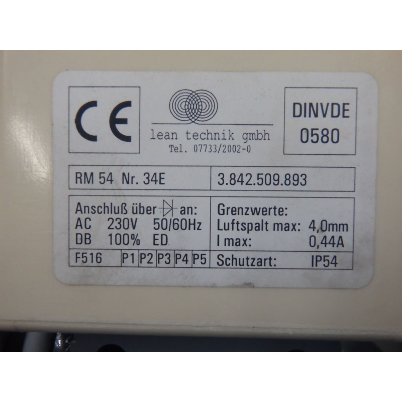 LEAN TECHNIK DINVDE0580 - REI Industry